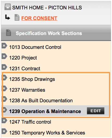Add Scheduling to the specification - Masterspec